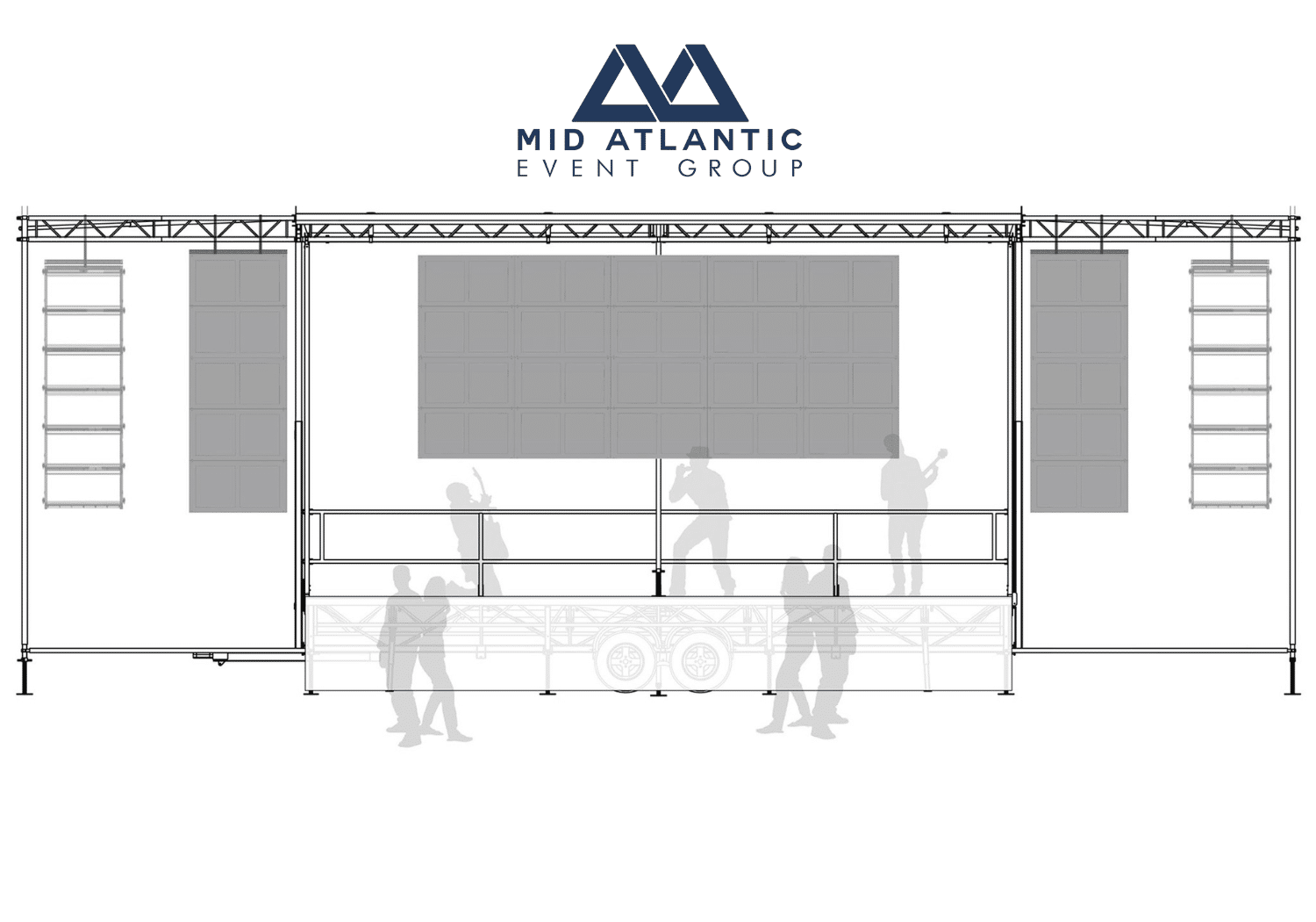 Stage Rental In Delaware | Mid Atlantic Event Group